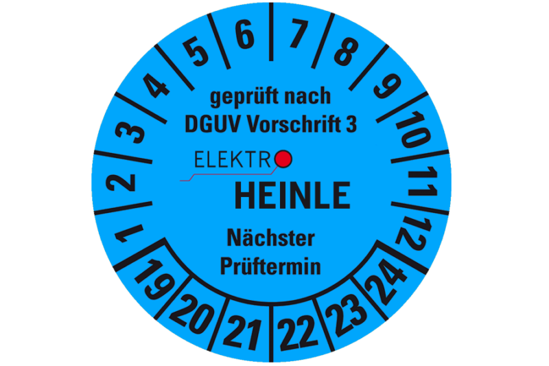 Prüfungen nach DGUV – Elektro Heinle